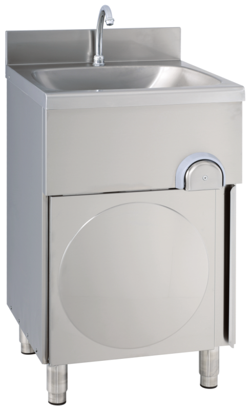 KBS Handwaschbecken eckige Form, 50x40x85 cm | GastroXtrem ...