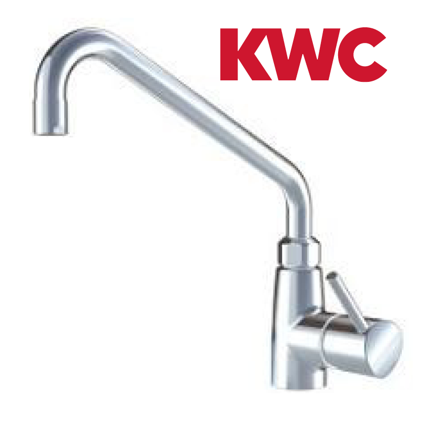 KWC Gastro 24.501.044.000 , Einloch-Armatur, Einhebelmischer, Standarmatur, Standsäule ...