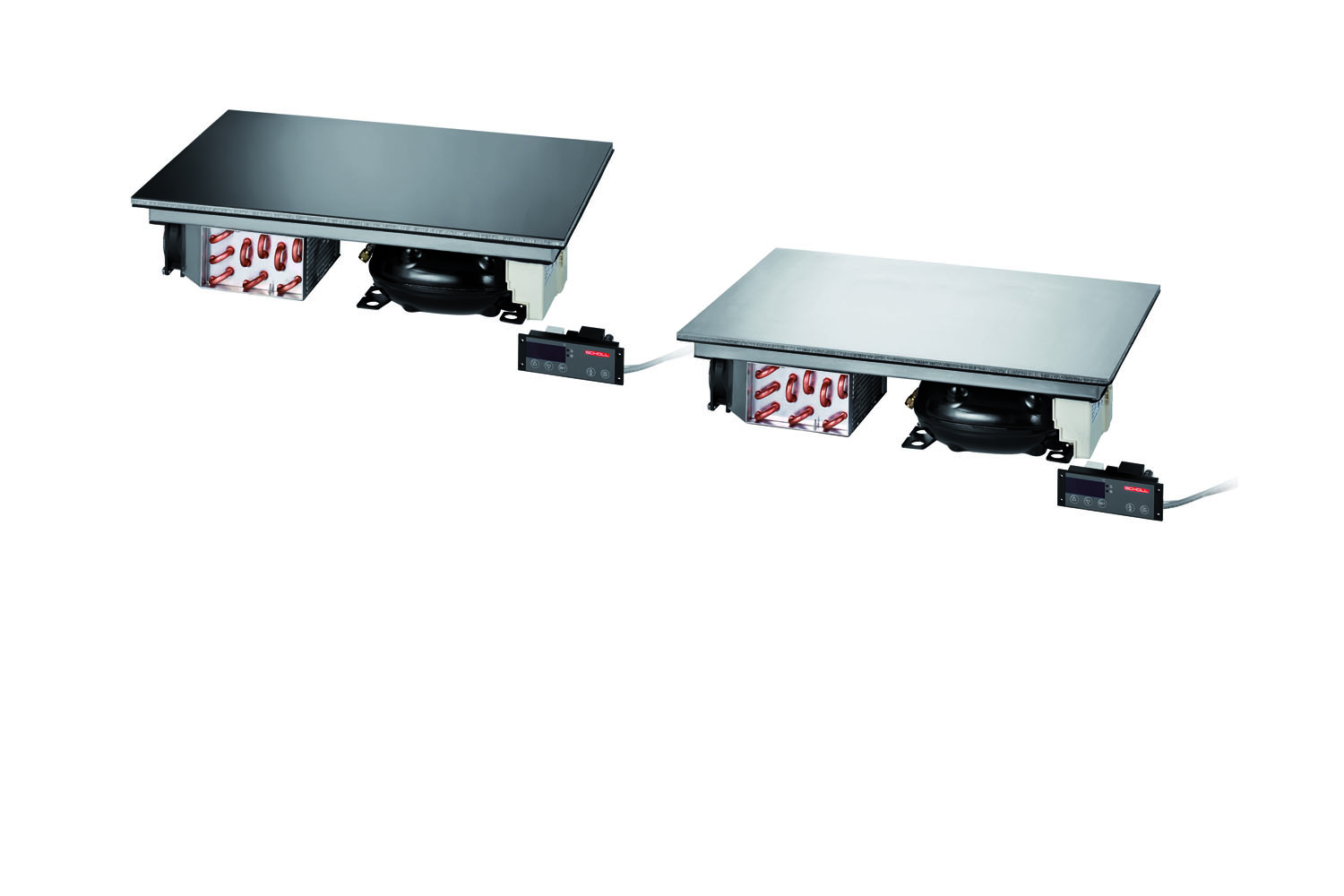 Kalt-Warm-Platte CPZ660 Einbaugerät 2 GN 1/1 Glas RAL / für bauseitige ...