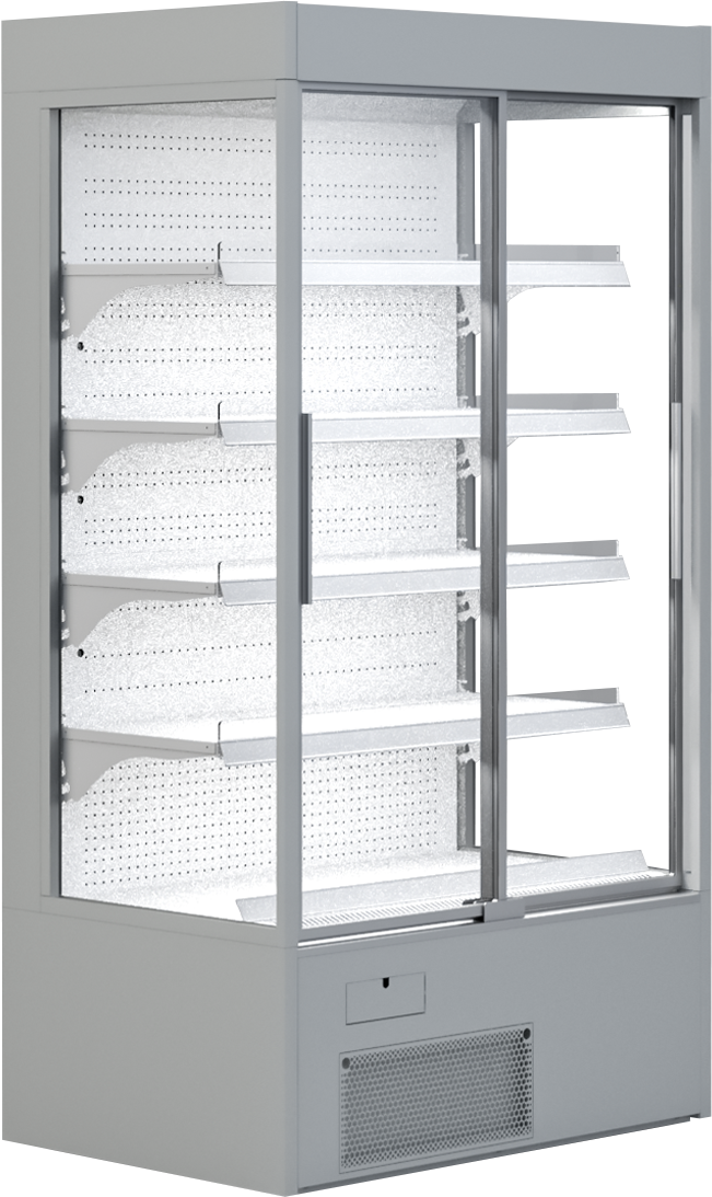 KBS Wandkühlregal Variant 194 mit Glasschiebetüren | GastroXtrem - Gastrotechnik mit Herz & Verstand