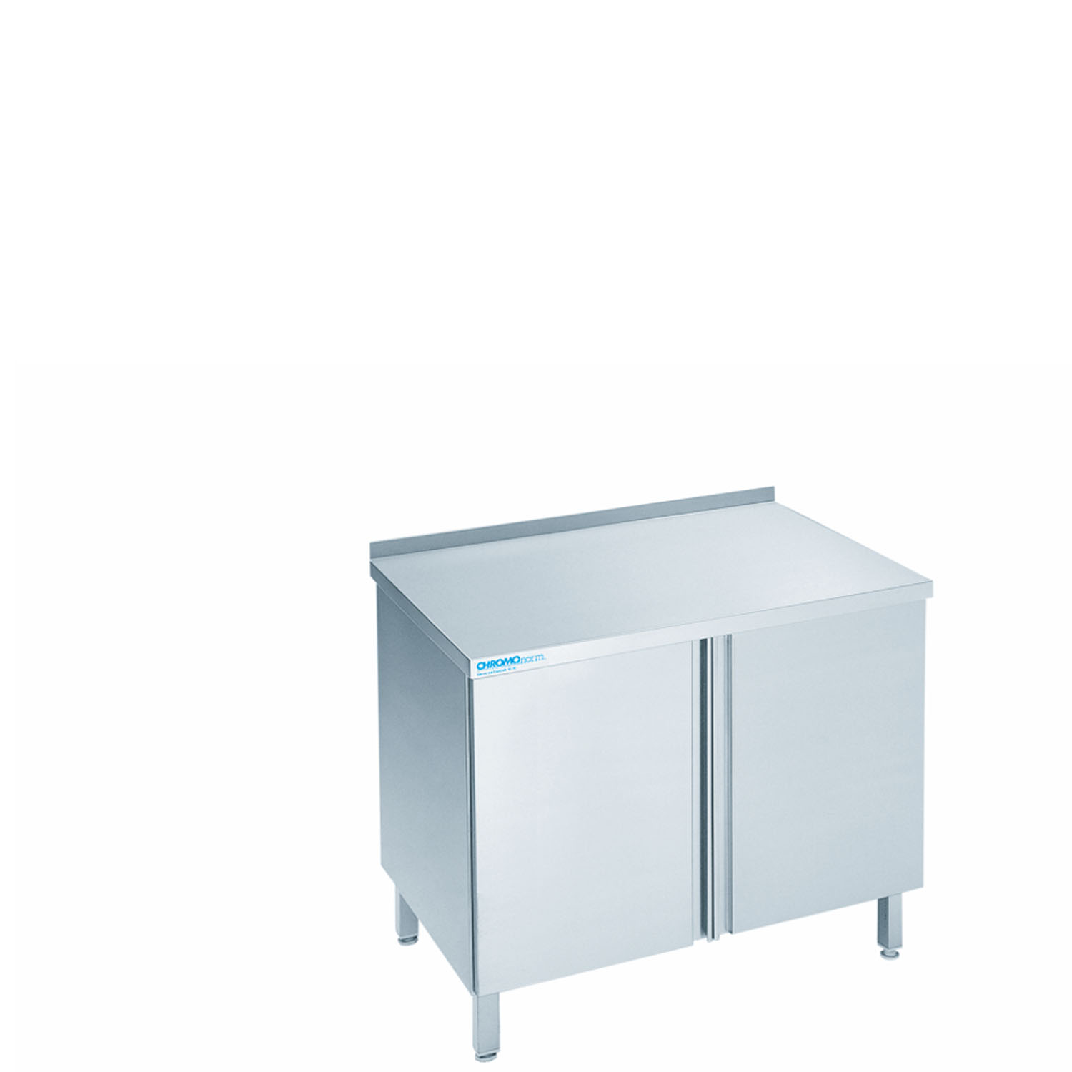 CHROMOnorm Arbeitsschrank mit Flügeltüren - verschiedene Ausführungen | Edelstahlmöbel ...