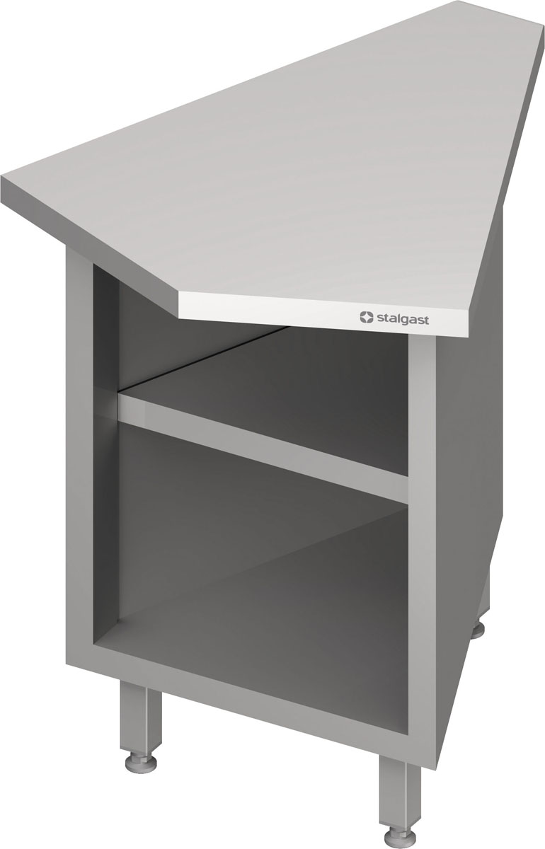 STALGAST Inneneckmodul 45° "Free Flow" mit offenem Unterschrank 644x814x880 mm ...