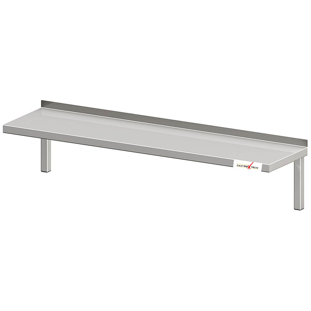GASTROXTREM Edelstahl Wandbord 1-etagig mit Vierkantprofilen - versch. Ausführungen | Wandborde ...