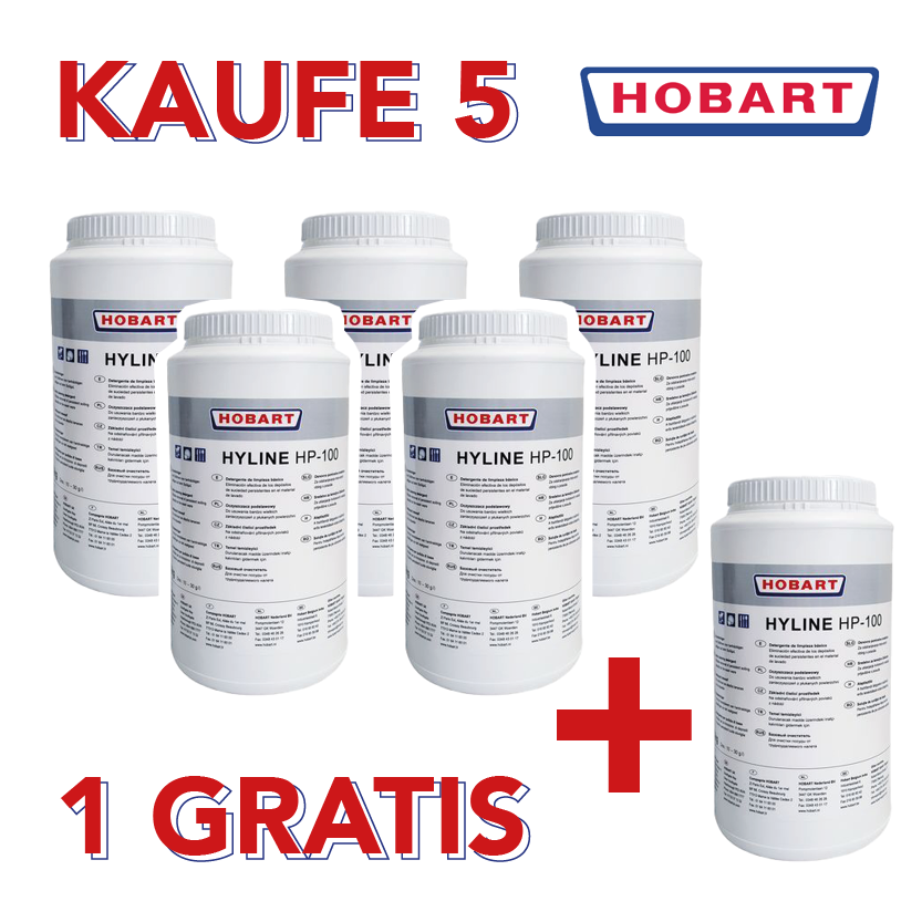 HOBART Hygiene-Tabs HP-100 Grundreiniger 1 Dose 15 Tabletten für alle ...